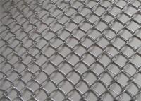 China 3mm 60*60mm Farm Chain Link Fence Fabric Galvanized Steel Wire Fencing for sale