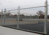 China 3mm 60*60mm Farm Chain Link Fence Fabric Galvanized Steel Wire Fencing for sale