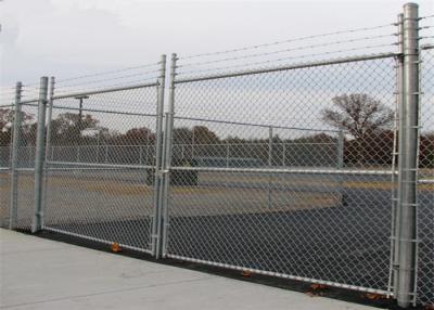 China 3mm 60*60mm Farm Chain Link Fence Fabric Galvanized Steel Wire Fencing for sale