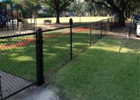 China 1.8m 1.5m Galvanized Or PVC Coated Chain Link Wire Mesh Fence For Sport Field for sale