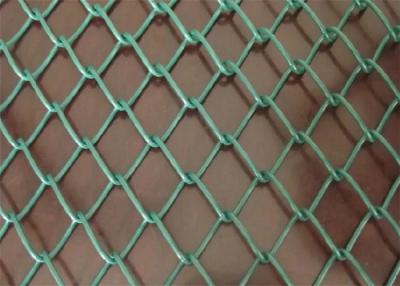 China 1.8m 1.5m Galvanized Or PVC Coated Chain Link Wire Mesh Fence For Sport Field for sale