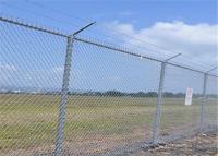 China Hot Dipped Galvanized Security Chain Link Fencing 4FT 5FT With Barbed Razor Wire for sale