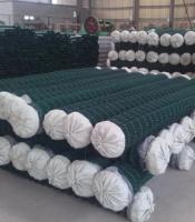 China SGS ISO 9 Gauge Black Chain Link Fence Cyclone Chain Wire Fencing for sale