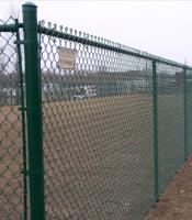 China rustproof Galvanized Chain Link Mesh Fence Cyclone Mesh Fencing 1.5m height for sale