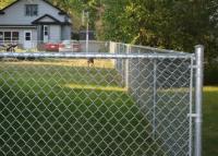China SGS  5FT High Black Vinyl Coated Chain Link Fence with Top Rail Fence Mesh for sale