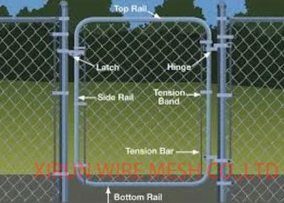 China Steel Chain Link Fence Fittings Accessories For Install Security Fence for sale