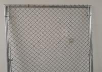 China Galvanized Steel Chain Link Mesh Fence Fabric with 60x60mm Hole Size for sale