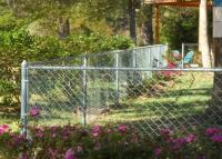 China Galvanized Steel Chain Link Mesh Fence Fabric with 60x60mm Hole Size for sale