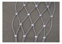 China Stainless Steel Ferrule Wire Rope Mesh Netting For Animal Enclosure for sale
