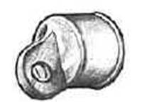 China Galvanized Rail End Caps For Galvanized Chain Link Fencing Fittling for sale