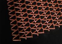 China Sprial Weave Architectural Conveyor Belt Mesh Curtain For Buildings Decoration for sale