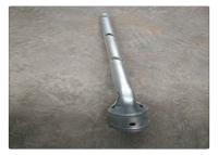 China Fence Parts Barb Wire Arm Vertical Straight Extension Wire Arm For Chain Link Fence for sale