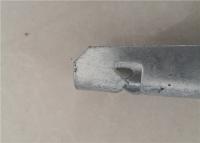 China 3 Strand 45° Steel Barbed Wire Extension Arm For Chain Link Security Fence for sale