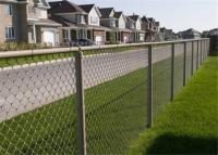 China Residential 12 Gauge Galvanized Steel Chain Link Fence /Chain Link Fabric for sale