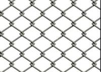 China 6 Ft. X 50 Ft. Galvanized Steel Chain Link Mesh Fencing Corrosion Resistance 11.5 Gauge for sale