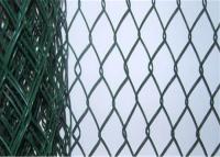 China 6 Ft. X 50 Ft. Galvanized Steel Chain Link Mesh Fencing Corrosion Resistance 11.5 Gauge for sale