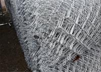 China 9 Guage Wire 2'' Opening Steel Chain Link Mesh Fencing Wire Fabric For Residential for sale