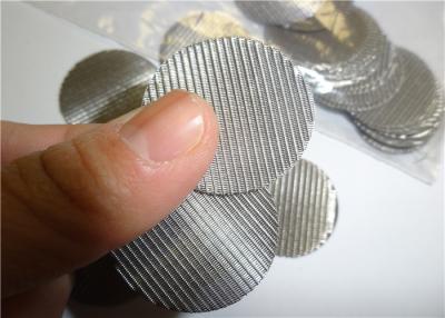 China 100 Microns Stainless Steel Filter Mesh Screen Three Layers For Nylon Extruder for sale