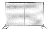 China 6' x 8' Size Temporary Chain Link Mesh Fence Removable For Construction for sale