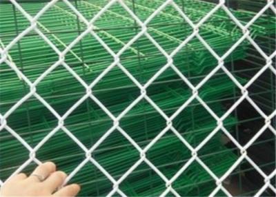 China Chain Link Wire Mesh Fence 2M Height 15M Length For Commercial And Industrial for sale