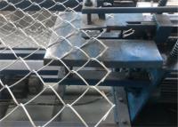 China Silver Chain Link Fence Fabric 50x50mm Weave Hot Galvanized Steel Wire For Engineering for sale