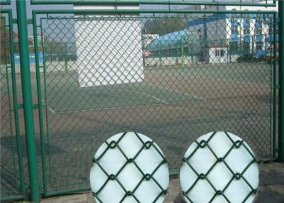 China 50x50mm Basketball Ground Sports Pvc Diamond Mesh Fencing for sale