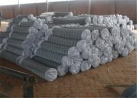 China 9 Guagex 2'' Galvanized Chain Link Mesh Fence Fabric For Comercial and Residential for sale