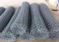 China Galvanized Steel Wire Chain Link Fabric Fencing Mesh For Gardens 5FTx50FT for sale