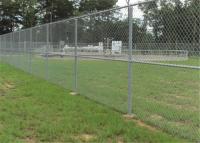 China 8FT X 50FT Chain Link Fabric Fence With Razor Barbed Wire For High Level Security for sale