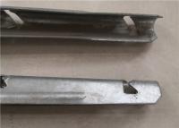 China Easy Install Chain Link Fence Fittings Vertical Straight 3 Strand Barb Wire Arm for sale
