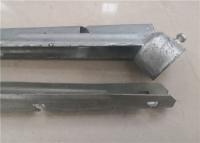 China Chain Link Fence Terminal  Post Corner Barb Arm 3 Strand 45° Corrosion Resistant for sale