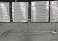 China 60x60mm Holes 3.0mm Wire Chain Link Mesh Fence Temporary For Australia Market for sale