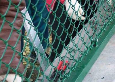 China 8FT X 50FT Chain Link Fabric Fence With Razor Barbed Wire For High Level Security for sale