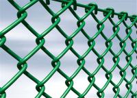 China Residential / Commercial Chain Link Mesh Fence Maximum Visibility For Protection for sale