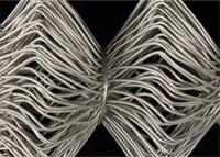 China Residential / Commercial Chain Link Mesh Fence Maximum Visibility For Protection for sale