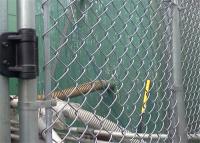 China Silver Chain Link Fence Fabric 50x50mm Weave Hot Galvanized Steel Wire For Engineering for sale