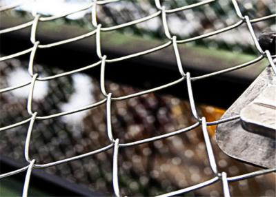 China 6m Standard Football Sports Fields Pvc Coated Gi Chain Link Fencing for sale