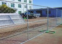 China 60x60mm Holes 3.0mm Wire Chain Link Mesh Fence Temporary For Australia Market for sale