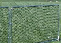 China Green 6'X10' Vinyl Coated Chain Link Fabric Fencing Mesh For Residential for sale