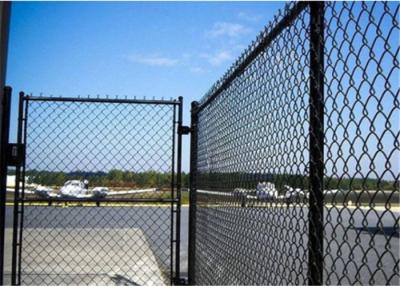 China Commercial PVC Coated Chain Link Fence Fabric For School Sports Fence for sale