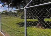 China 2-1/2''O.D Post 1-5/8'' Barbed Wire Extension Arm For Chain Link Fence Rail Top Use for sale