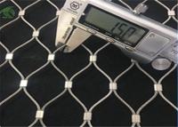 China Flexible Ferruled X Tend Steel Mesh For Balcony Balustrade for sale