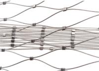 China Durable Stainless Steel Wire Rope Mesh Net , 1.2mm To 3.2mm X Tend Cable Mesh for sale