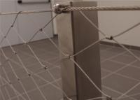 China Decorative Ferrule Flexible SS304 Wire Rope Mesh For Stair Railing for sale