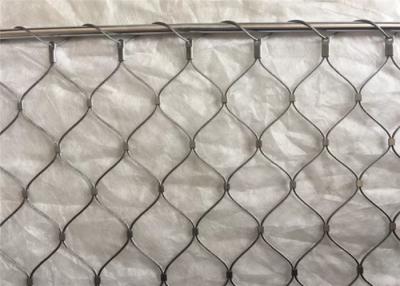 China Ferruled Style X-Tend Stainless Steel Wire Rope Mesh Netting Breaking Resistant for sale