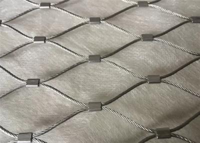 China 2.0mm Non Toxic Solid Structure Handwoven Flexible Wire Rope Mesh for sale