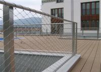China Decorative Protection Stainless Steel Wire Rope Net For Handrail Railing for sale