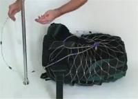China Security 2mm Stainless Steel Wire Rope Mesh Bags Hand Woven Customized for sale