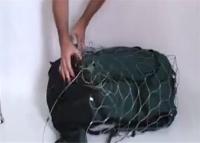 China Flexible 1.5mm Anti Theft Mesh Bag Backpack Protector High Strength for sale