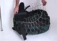 China High Strength Luggage Protection 2mm Mesh Rope Bag 7x7 7x19 for sale